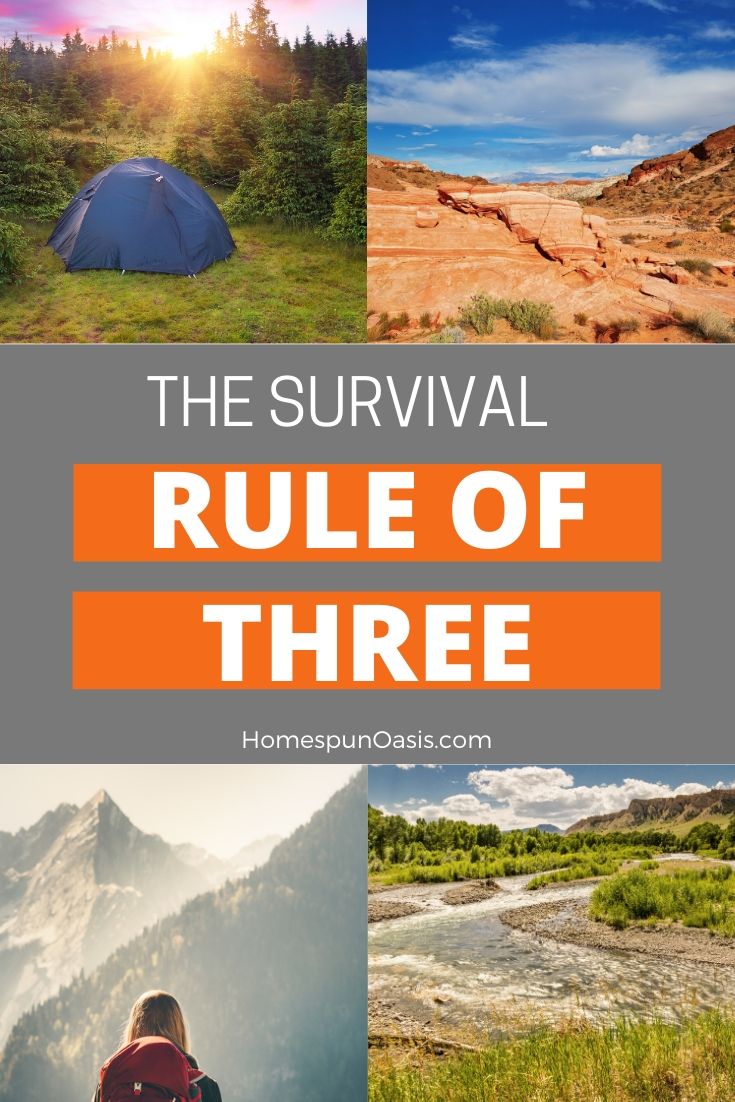 Survival Rule Of Three Homespun Oasis By Millie Copper Survival Rule Of Three Homespun Oasis By Millie Copper