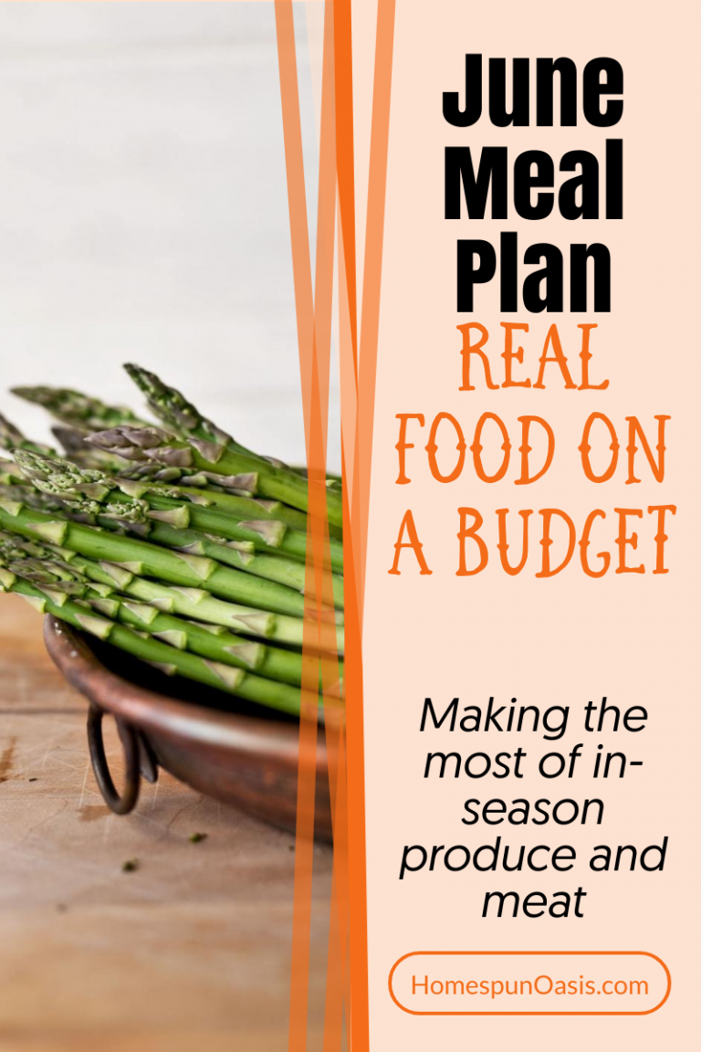 Healthy, In-Season June Meal Plan Ideas - Homespun Oasis by Millie Copper